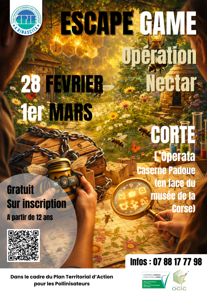 ESPACE GAME : OPERATION NECTAR - Office de Tourisme du Centre Corse
